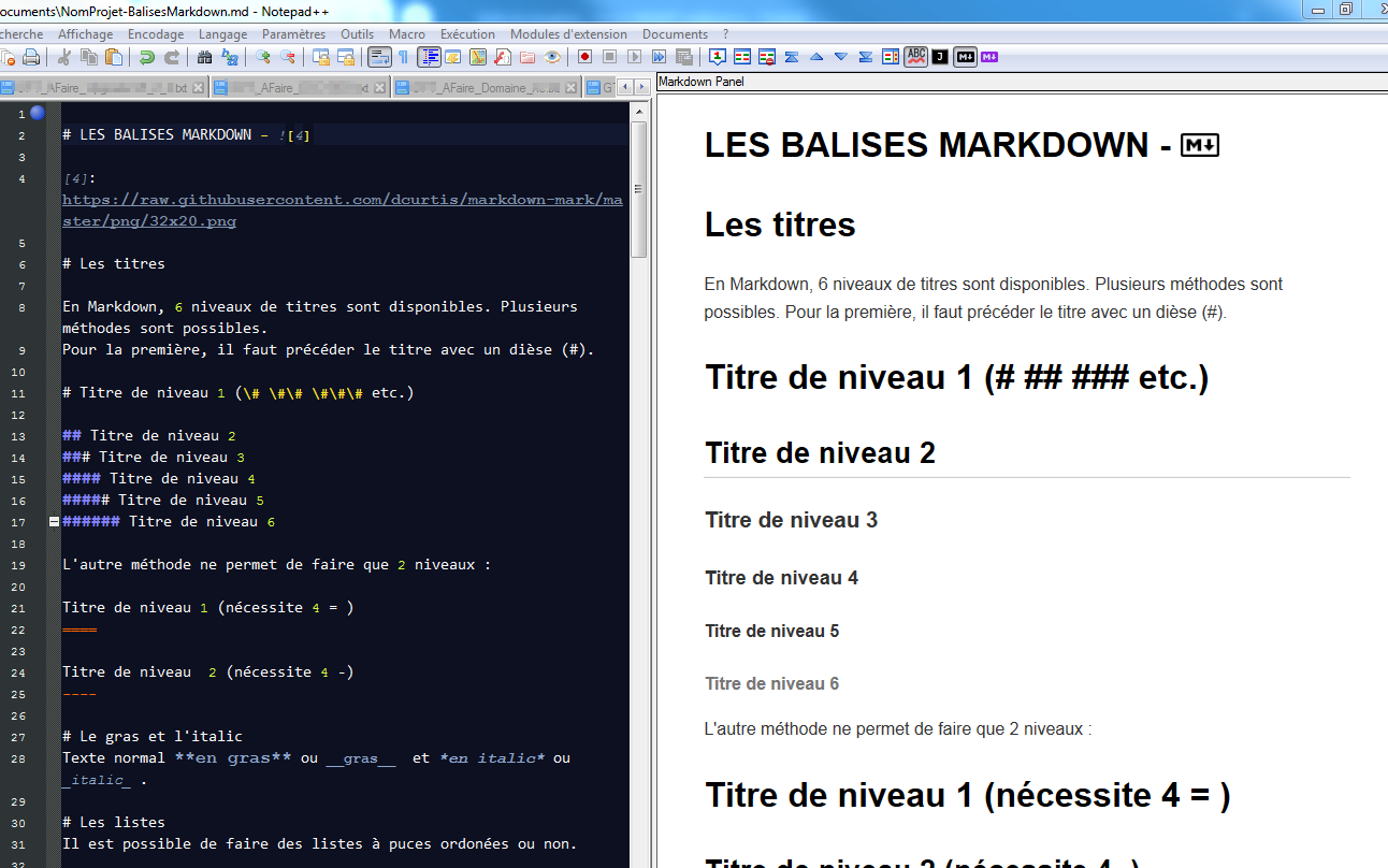 balise html gras